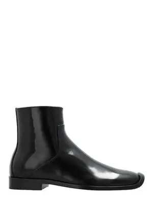 Bottega Veneta Square Toe Chelsea Boots - Black