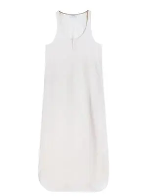 LEMAIRE Sleeveless Midi Dress - White