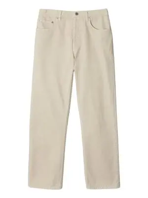 BURBERRY Burberry Logo Patch Straight-Leg Jeans