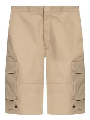 Ami Wide-leg Cargo Shorts - Beige