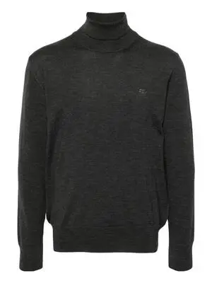ETRO Etro Knitted Turtleneck Jumper With Pegaso Embroidery
