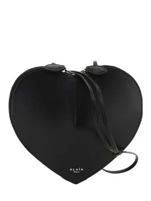 Alaïa Le Coeur Heart-shape Crossbody Bag - Black