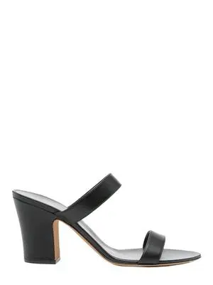 THE ROW Almond Toe High Heel Sandals - Black
