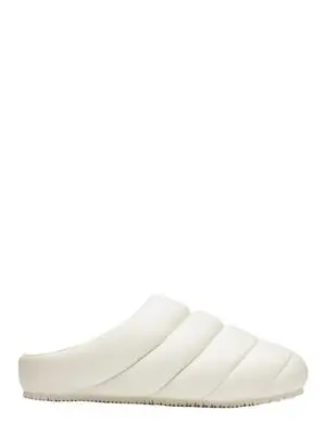Axel Arigato Quilted Round Toe Slip-on Slippers - White