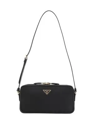 Prada Logo Shoulder Bag - Black