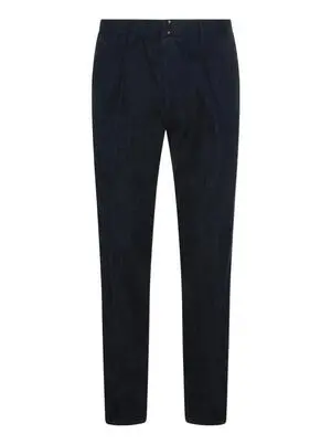 Incotex Pleated Slim Jeans - Blue