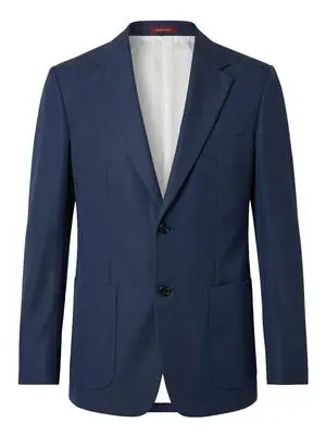 Gucci Embossed Twill Jacket - Navy Blue