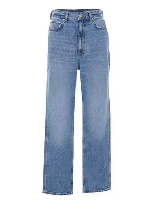 ANINE BING Jane High-waisted Jeans - Blue