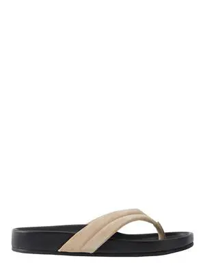 ST. AGNI ST. AGNI Suede Platform Flip-Flops
