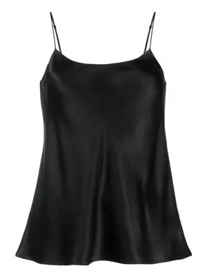 Vince Satin Cami Top - Black