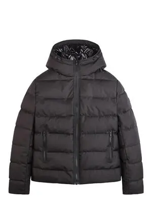 FAY Water Repellent Hooded Jacket - Black
