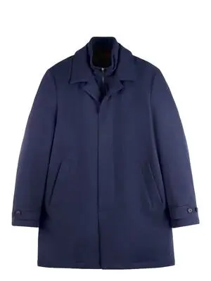 FAY Fay Morning Coat With Welt Pockets And Button Cuffs Blue