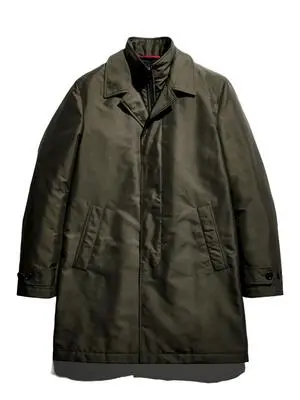 FAY Fay Single-Breasted Coat With Welt Pockets And Button Cuffs Black