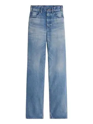 Celine Kitty Jeans In Pismo Wash Denim - No