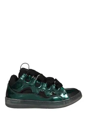 LANVIN Low Top Tie Fastening Sneakers - Black