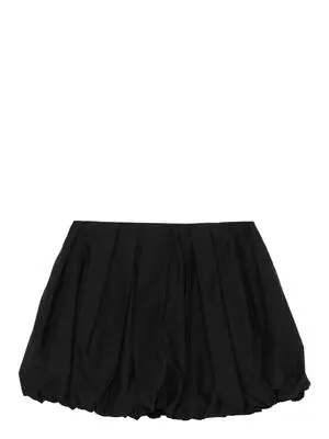 Pinko Pleated Poplin Mini Balloon Skirt - Black