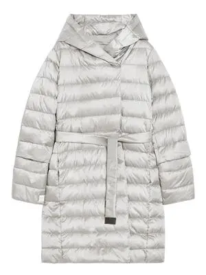 Max Mara Reversible Water-repellent Satin Down Jacket - White