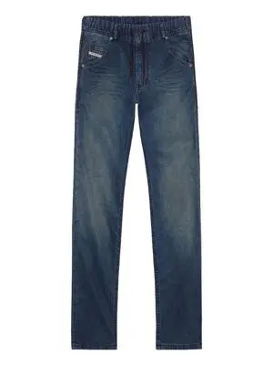 DIESEL® Drawstring Straight-leg Jeans - Blue