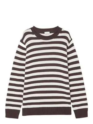 POSSE Posse Lara Striped Cotton Sweater