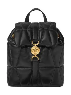 Versace Quilted Medusa-motif Backpack - Black