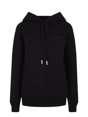 Off-White Diag-print Cotton Hoodie - Black