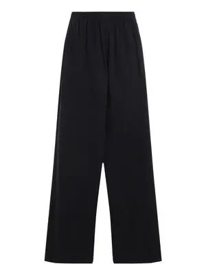Balenciaga Logo Patch Baggy Pants - Blue