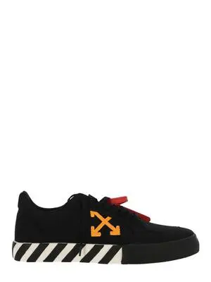Off-White Arrows-appliqué Vulcanized Sneakers - Black