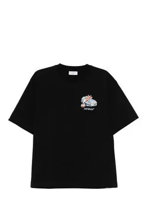 Off-White Fresco Arrow Crewneck T-shirt - Black