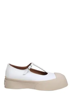 Marni Mary Jane Sneakers - Nude
