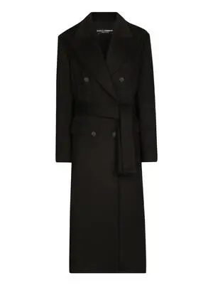 DOLCE & GABBANA Dolce & Gabbana Double-Breasted Belted Coat