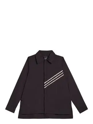 Y3 Y-3 "3-Stripes" Detailed Overshirt