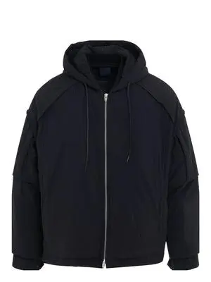 JUUN.J Hooded Casual Jacket - Black