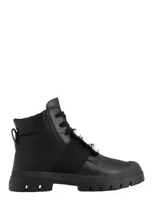 ROGER VIVIER Leather Buckled Ankle Boots - Black