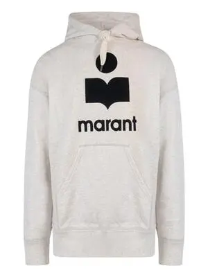 Isabel Marant Étoile Miley Printed Drawstring Hoodie - White