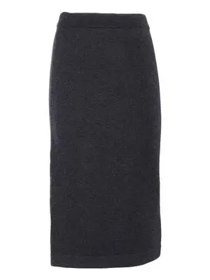 Alberta Ferretti Knitted Skirt - Black