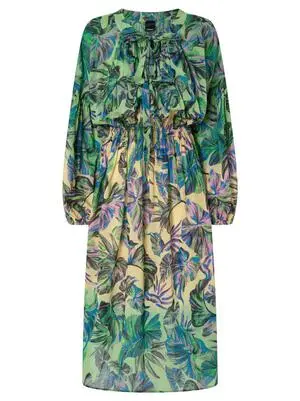 Pinko Printed Floral Dress - Green