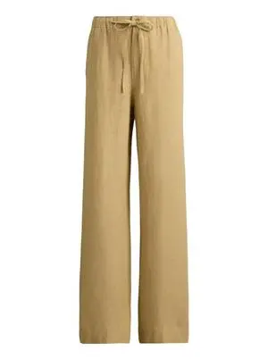 Polo Ralph Lauren Polo Ralph Lauren Drawstring Wide-Leg Pants Yellow