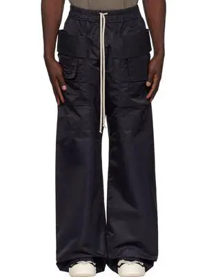 Rick Owens Elasticated Waistband Straight-leg Trousers - Black
