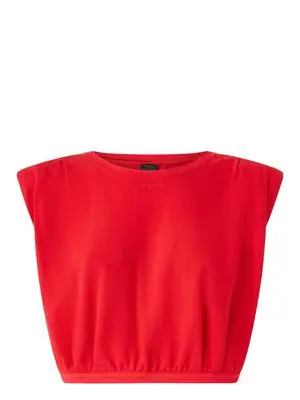 PINKO Pinko Logo Embroidered Tank Top