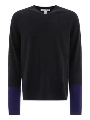 COMME DES GARÇONS Comme Des Garcons Long Sleeve V-Neck Pullover