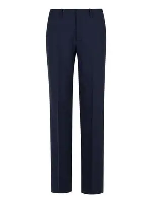 Closed Sasia Pleated Straight-leg Pants - Navy