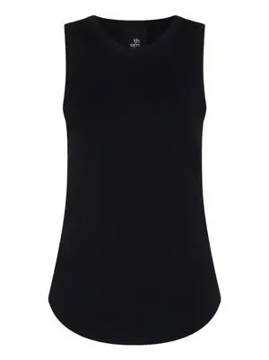THOM KROM Sleeveless Longline Top - Black