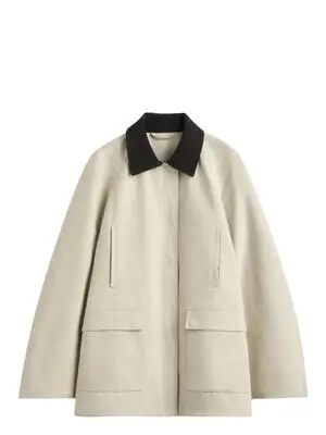TOTEME Collared Long-sleeved Casual Jacket - Nude