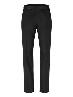 Hugo Boss Slim-fit Tailored Trousers - Black