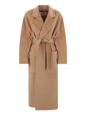 MAX MARA Max Mara Belted Long-Sleeved Coat