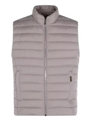 MOORER Down Vest - Gray