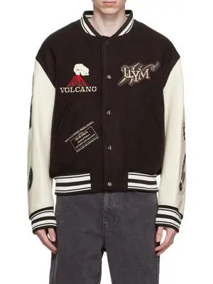 WOOYOUNGMI Patch-detail Bomber Jacket - Black