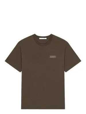 Givenchy Logo Patch Crewneck T-shirt - Ebony Brown