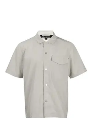 Moose Knuckles Charlesbourg Short-sleeve Shirt - Gray