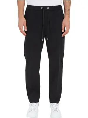 Moncler Drawstring Casual Pants - Black
